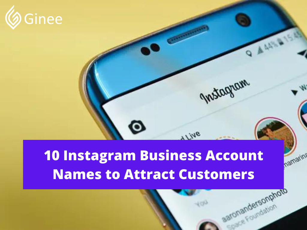 10 Instagram Business Account Names to Attract Customers - Ginee